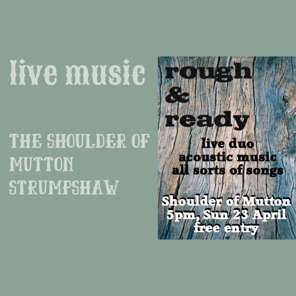 Sunday Sounds - Rough & Ready - The Shoulder Of Mutton
